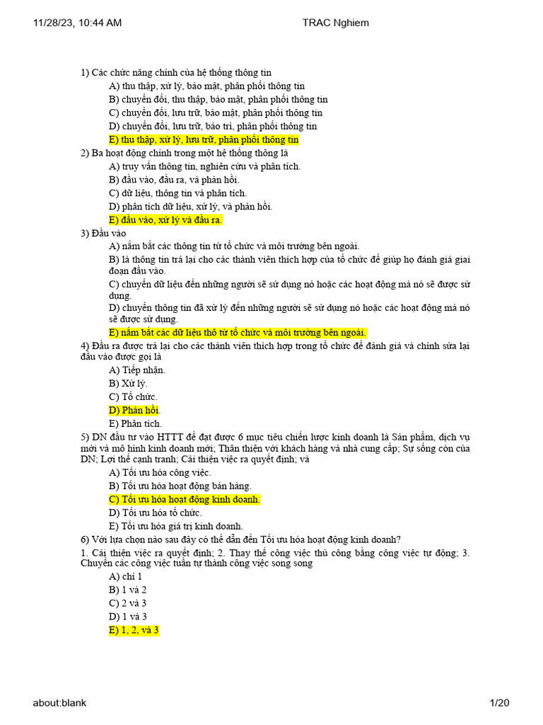 TRAC Nghiem | PDF
