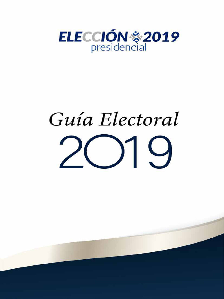 GUIA-ELECTORAL Del Año 2019 | PDF | Eventos políticos | Gobierno GUIA-ELECTORAL Del Año 2019 | PDF | Eventos políticos | Gobierno