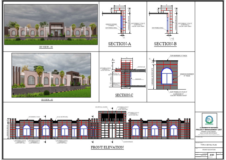 THQ HOSPITAL TYPICAL PLAN | PDF