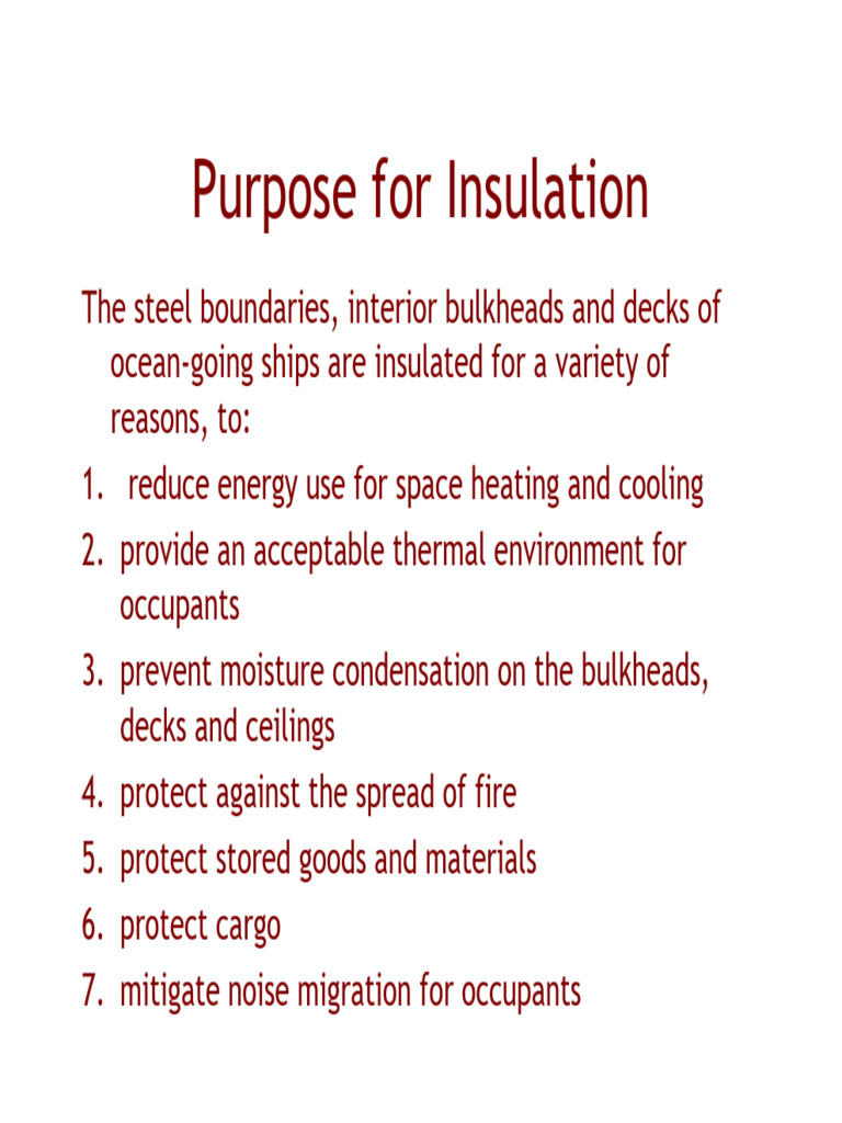 Ship Insulation | PDF | Heat Transfer | Thermal Insulation