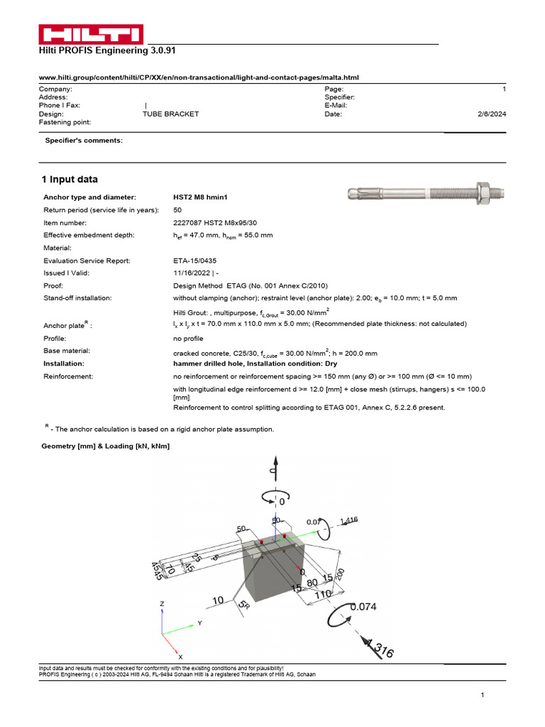 Kfertay Tube Bracket | PDF
