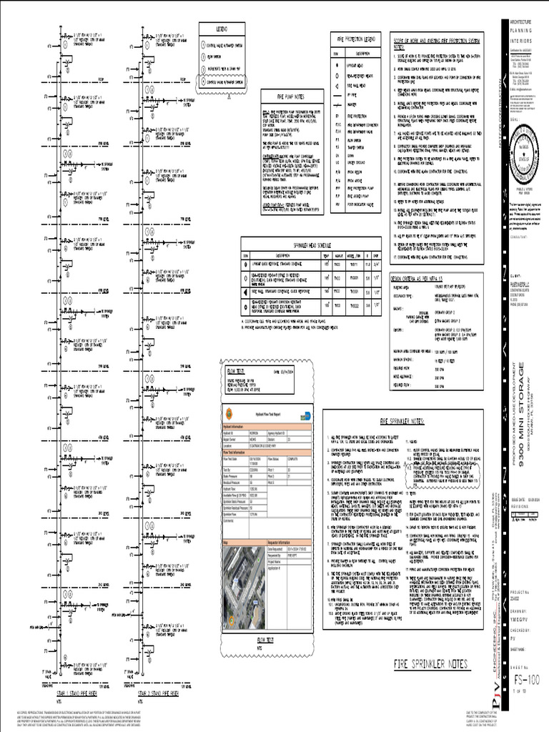 Fire Sprinkler Plans | PDF