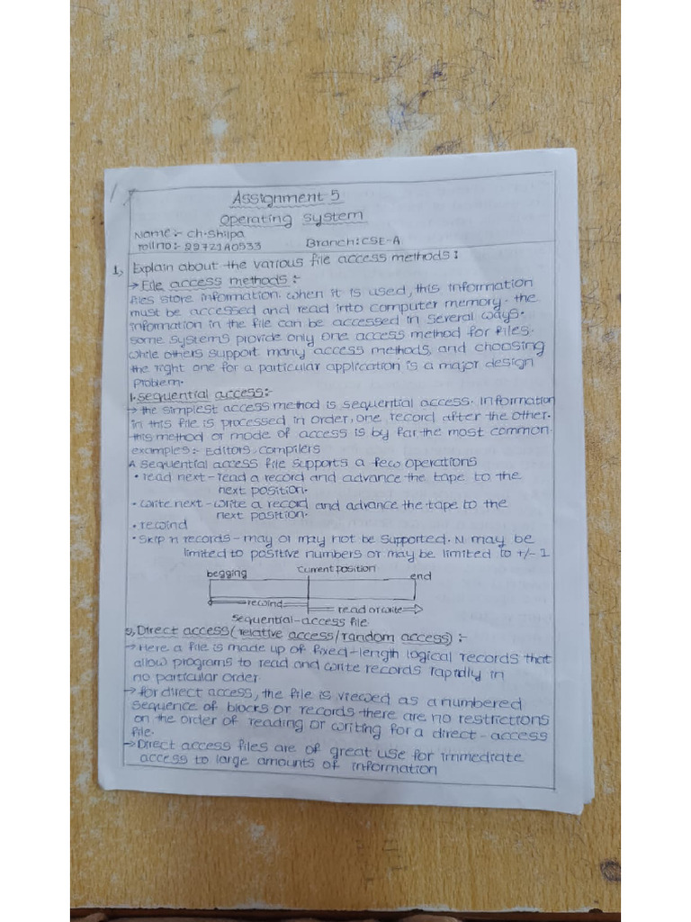 Os Assignment 5 | PDF