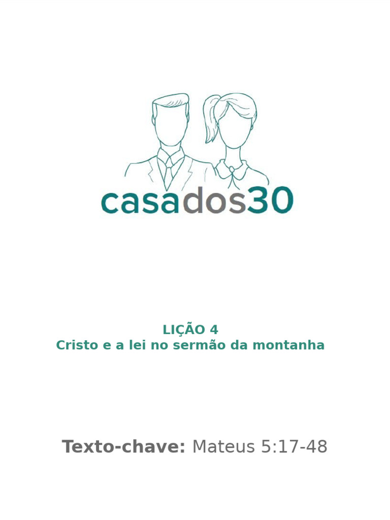 Lição Da Es Sermão Da Montanha Pdf