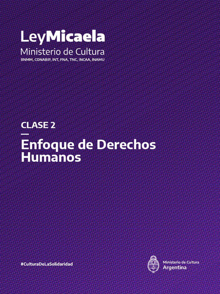 Cuadernillo N° 2 - Ley Micaela - 8°Cohorte | PDF