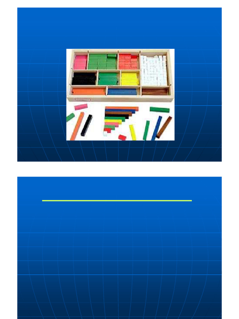 Las Regletas de Cuisenaire Numeros en Co | PDF