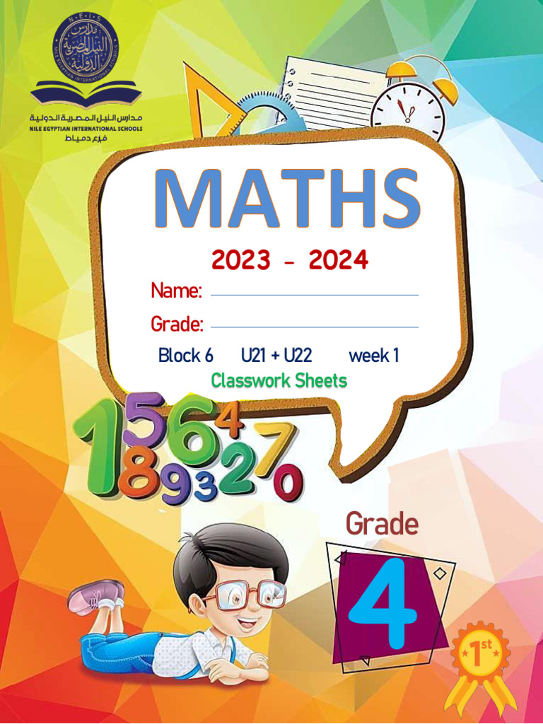 G4 B6 U21 +22 W1 (Classwork Sheets) | PDF | Shape | Euclidean Geometry
