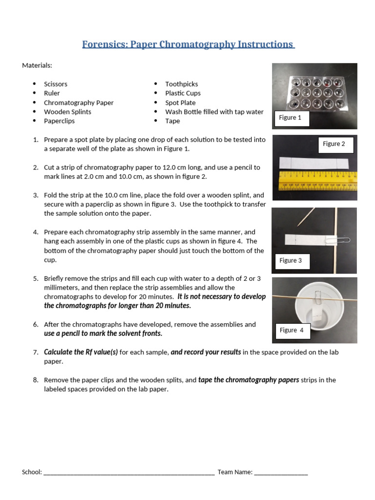 Chromatography Instructions | PDF