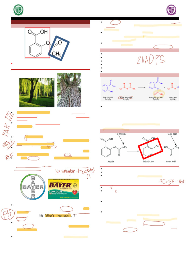 Pmoc-Exercise 4-Handouts | PDF | Aspirin | Clinical Medicine