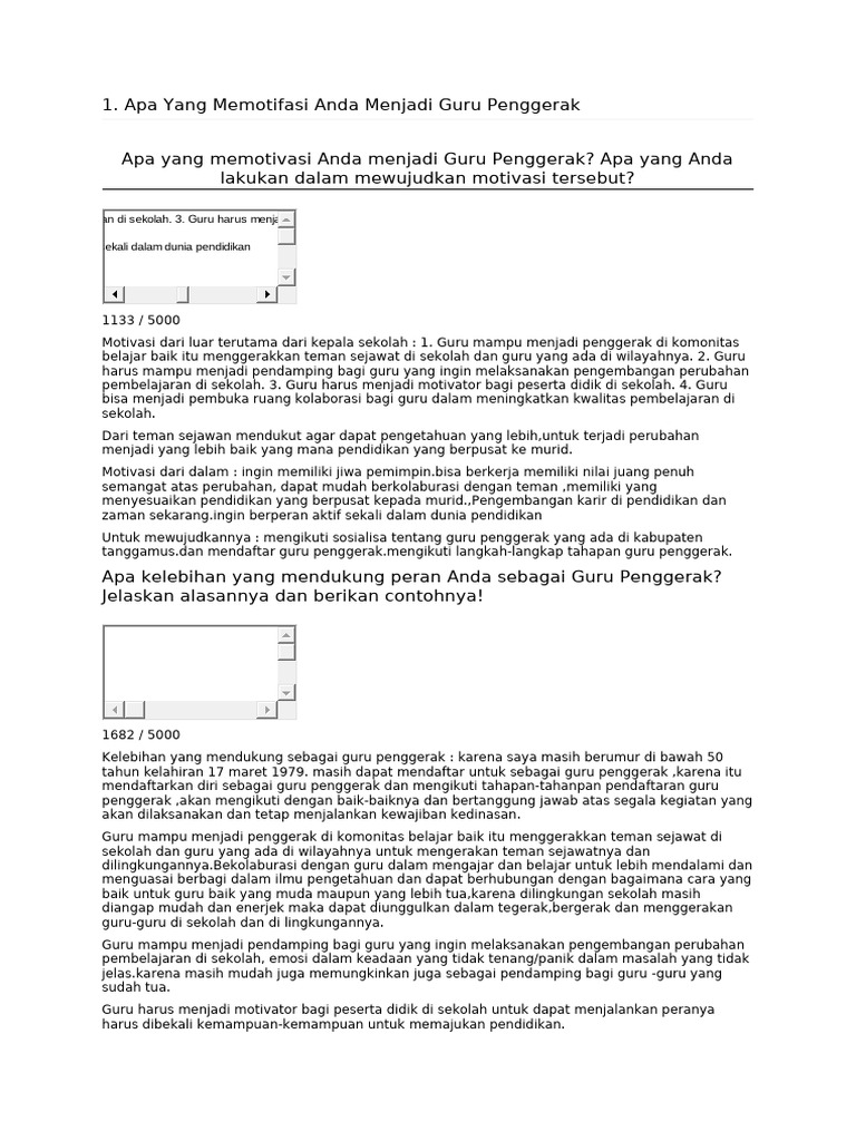 Esay Guru Penggerak | PDF