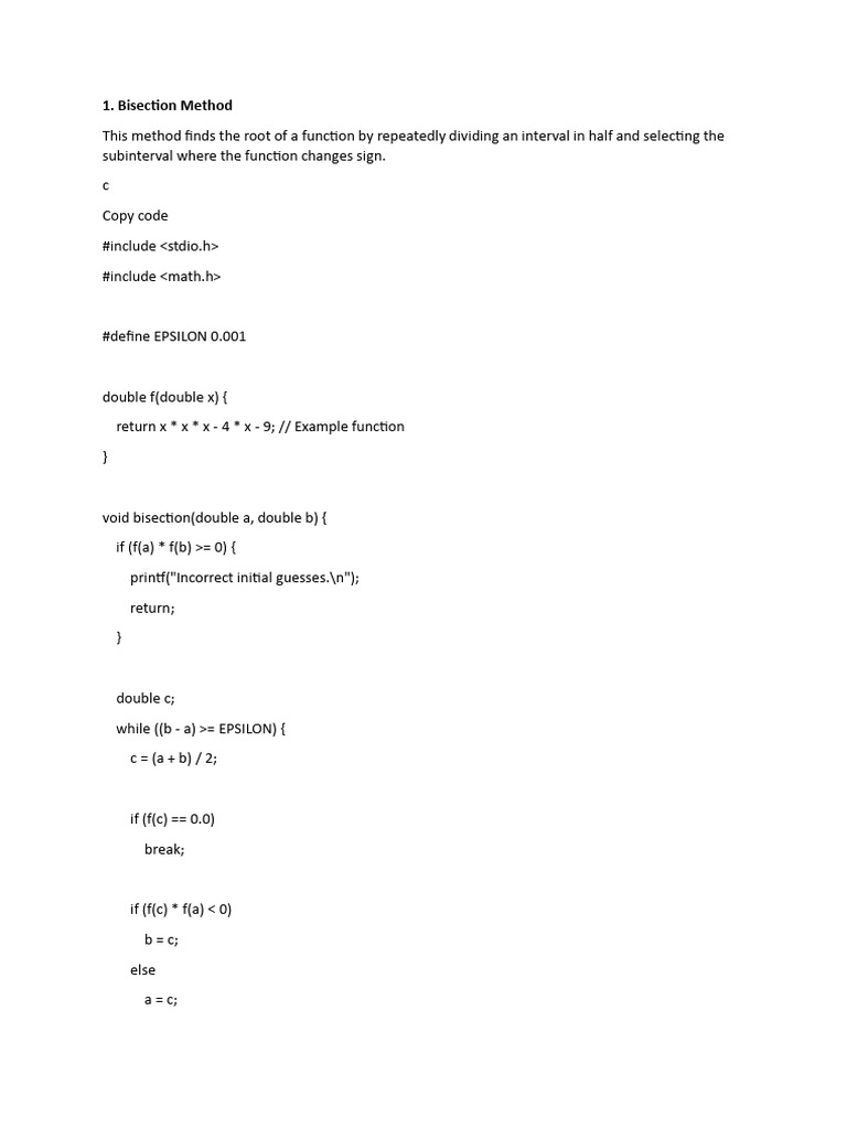Numerical Analysis | PDF