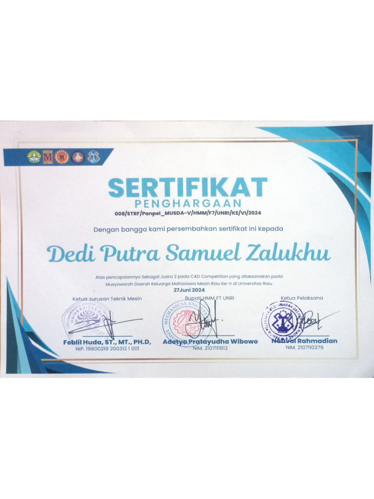 Sertifikat Lomba (1) (1) | PDF