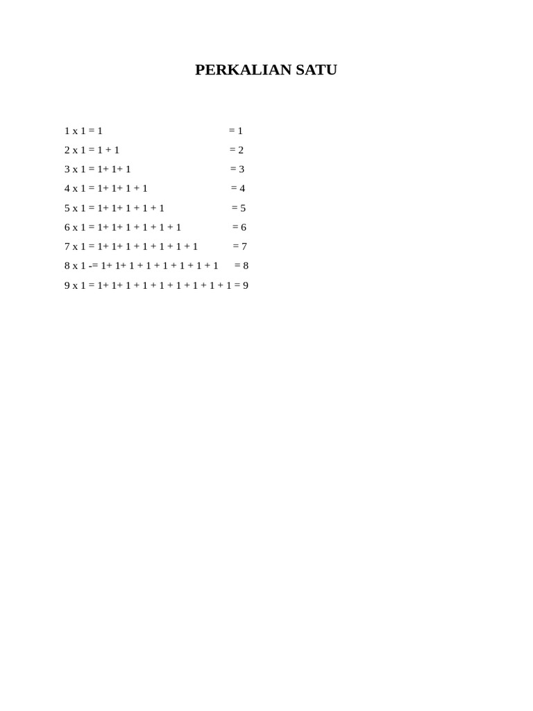 Gasing Perkalian | PDF