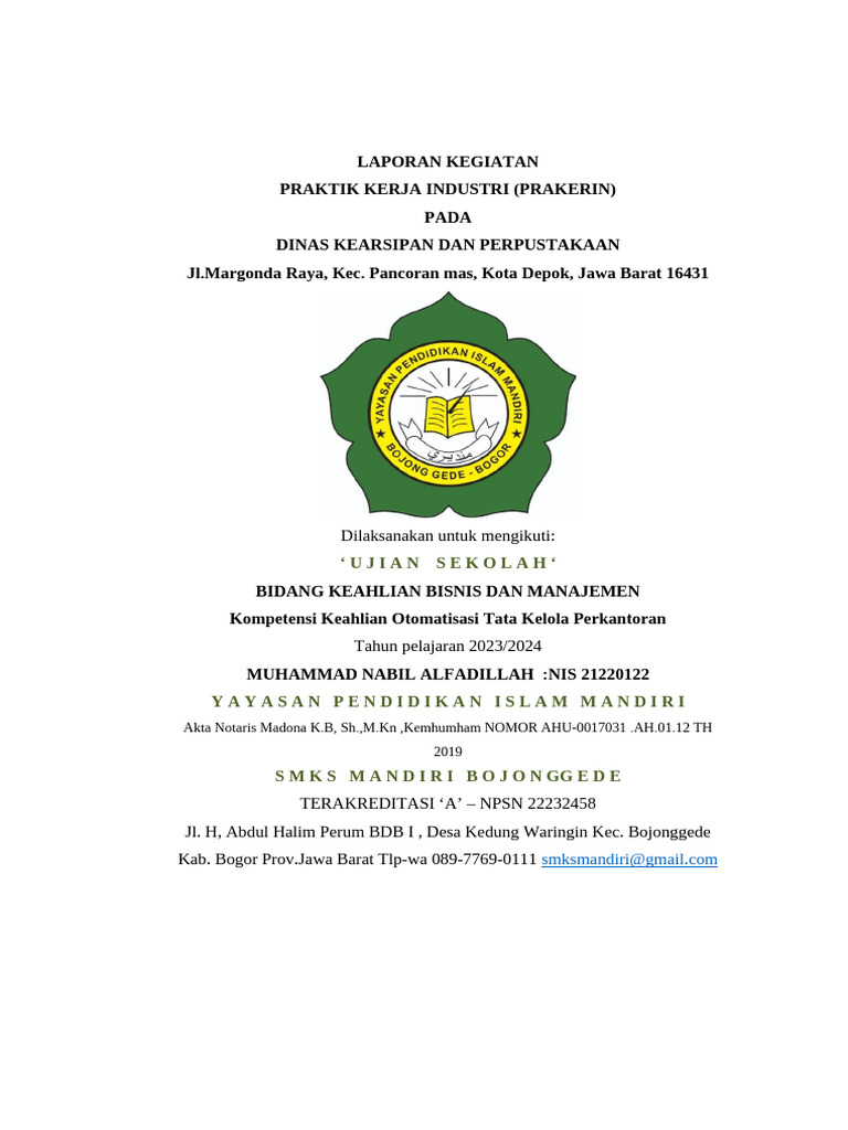 M.nabil Alfadillah XII Otkp 5.... | PDF