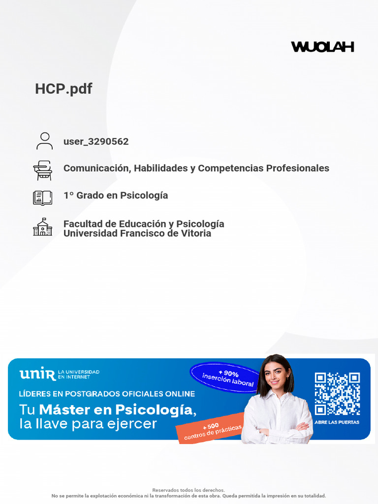 HCP PDF | PDF
