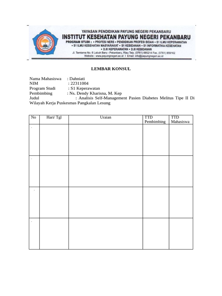 Lembar Konsul | PDF