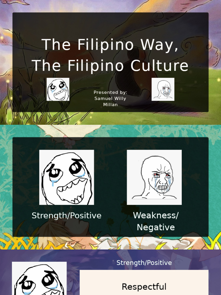 The Filipino Way, The Filipino Culture | PDF | Procrastination ...