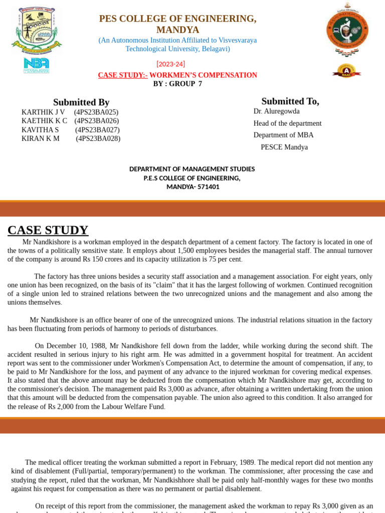 Pes College of Engineering, Mandya: Submitted To, Submitted by | PDF