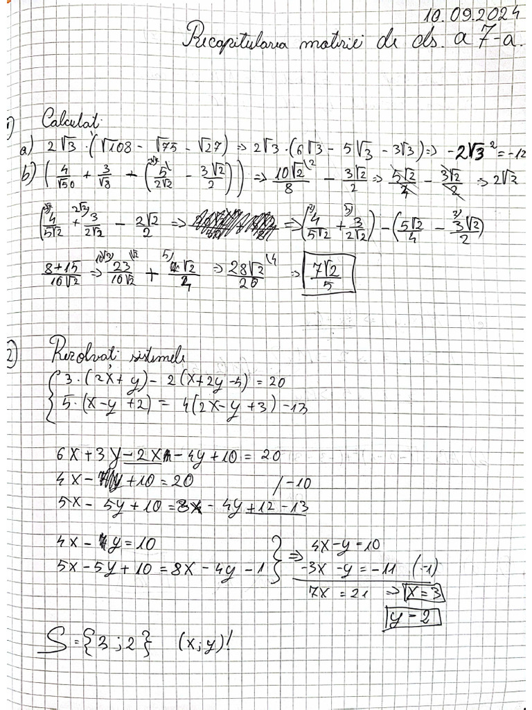 Lectii Matematica | PDF