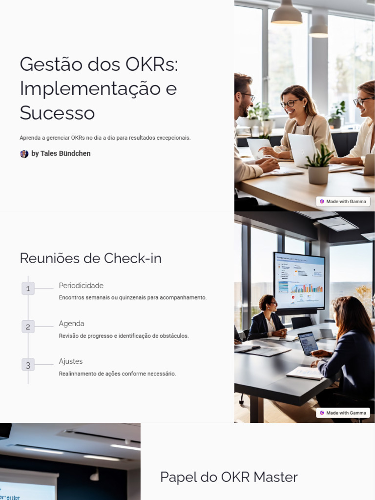 Guia Prático para Gestão de OKRs | PDF | Inovação | Negócios