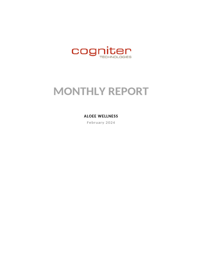 Monthly Progress Report (Feburary 2024) | PDF