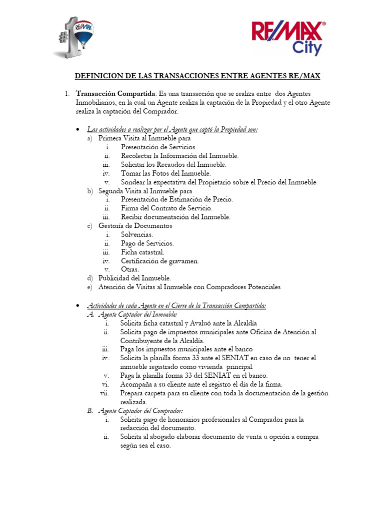 Definicion Transacción Compartida y Referido | PDF