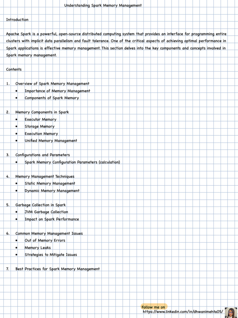Spark Memory Management | PDF