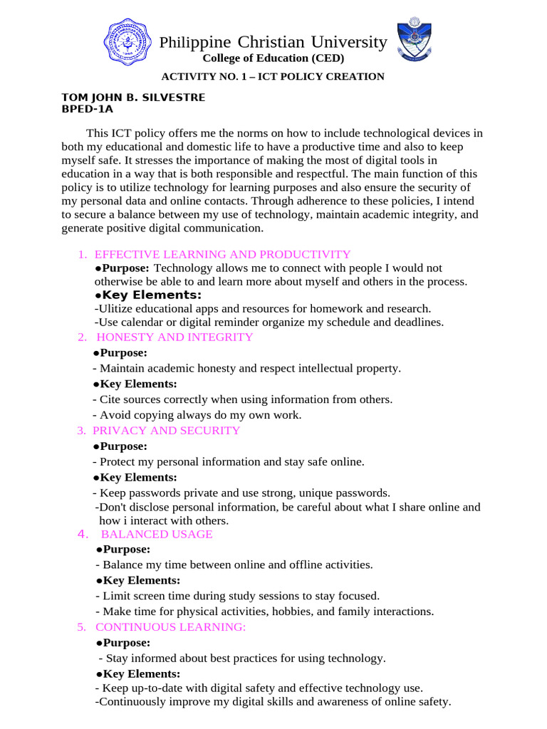 Format For TTL | PDF