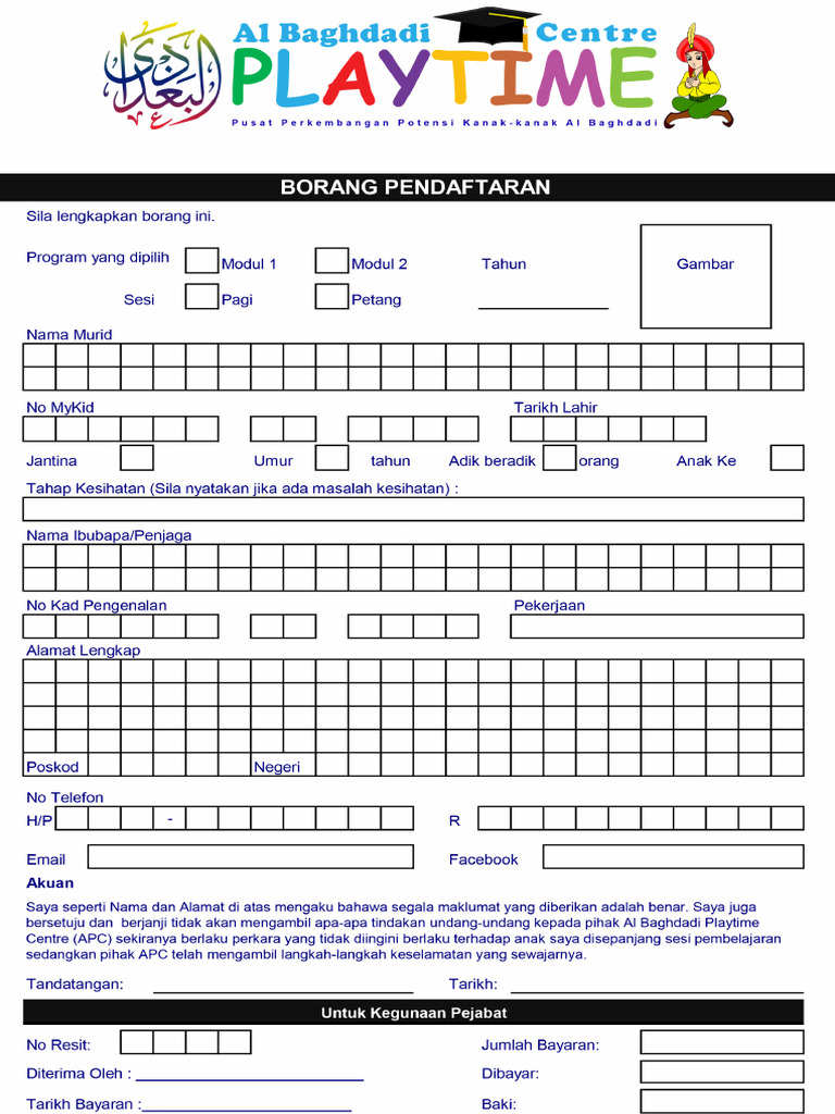 Borang Daftar Apc Pdf