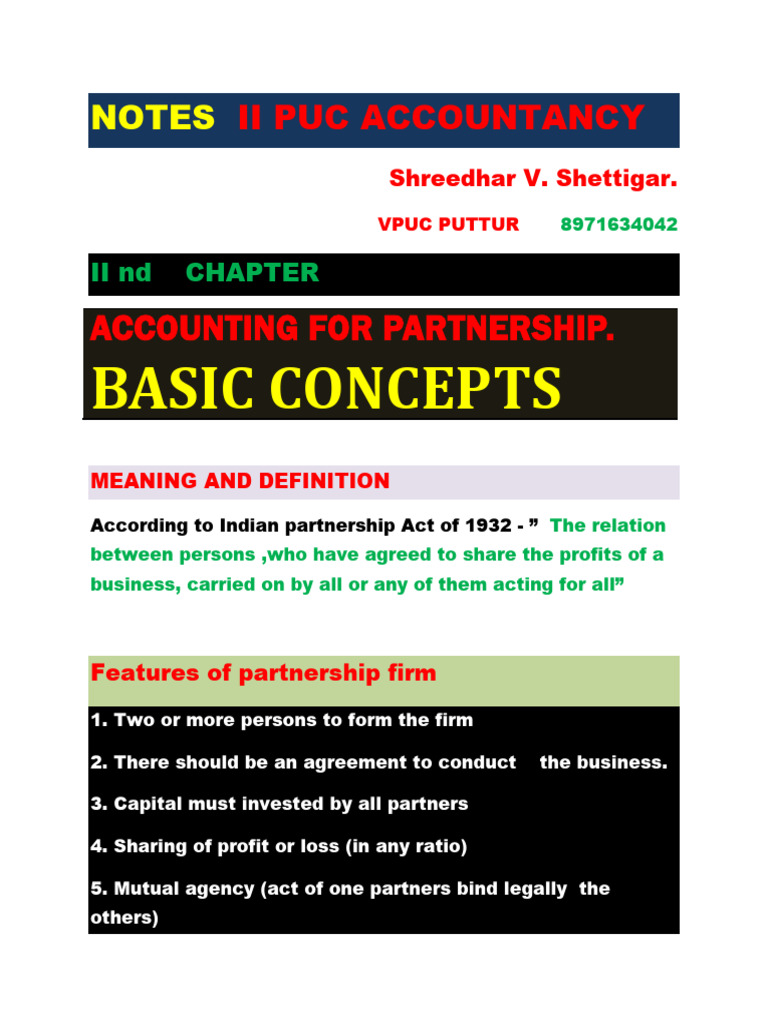 2.Accounting for Partnership.basic (New] | PDF