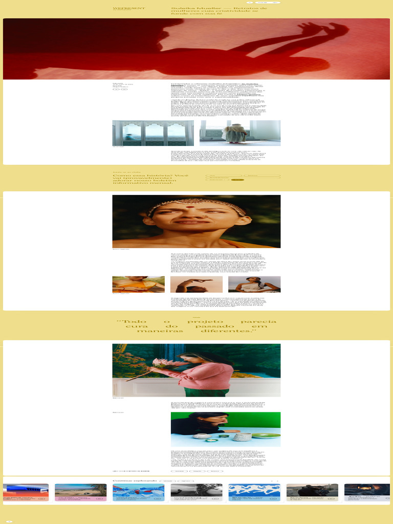 WePresent - Suleika Mueller Captura Momentos de Espiritualidade Criativa | PDF