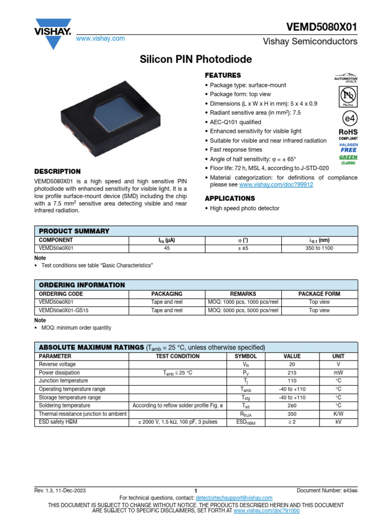 Vemd 5080 X 01 | PDF