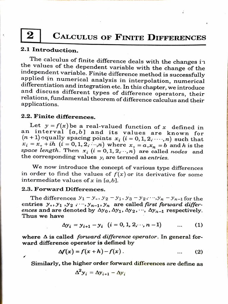 Numerical Methods Chapter 2 | PDF