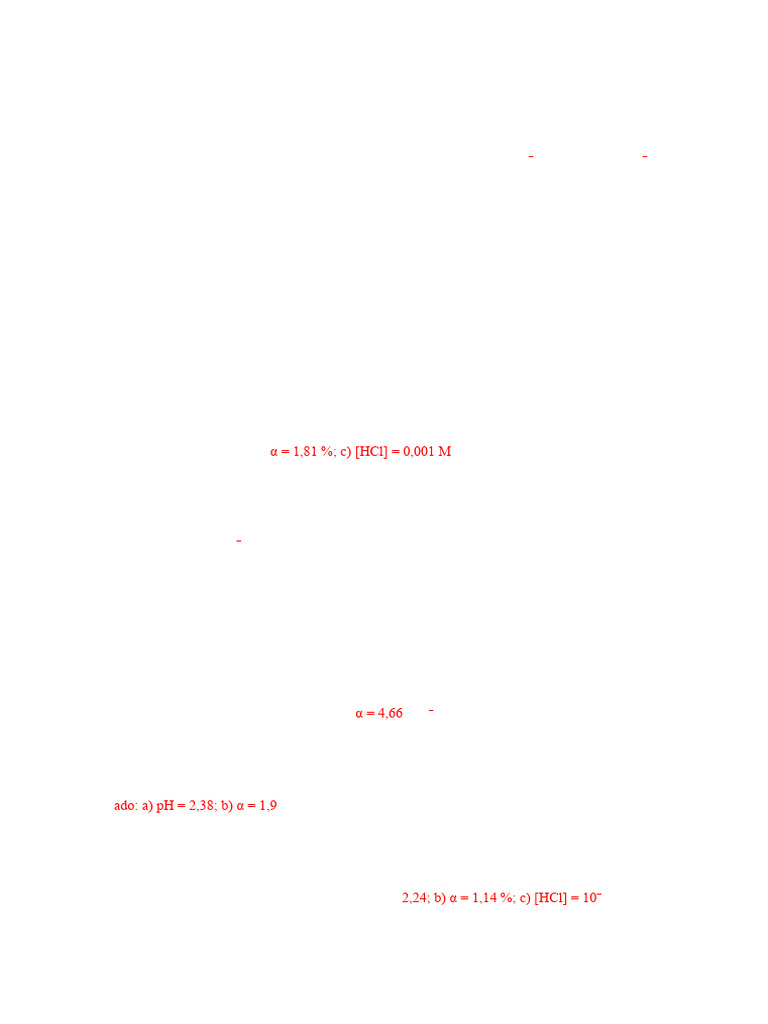 Tema 9. Ejercicios equilibrio ácido-base | PDF