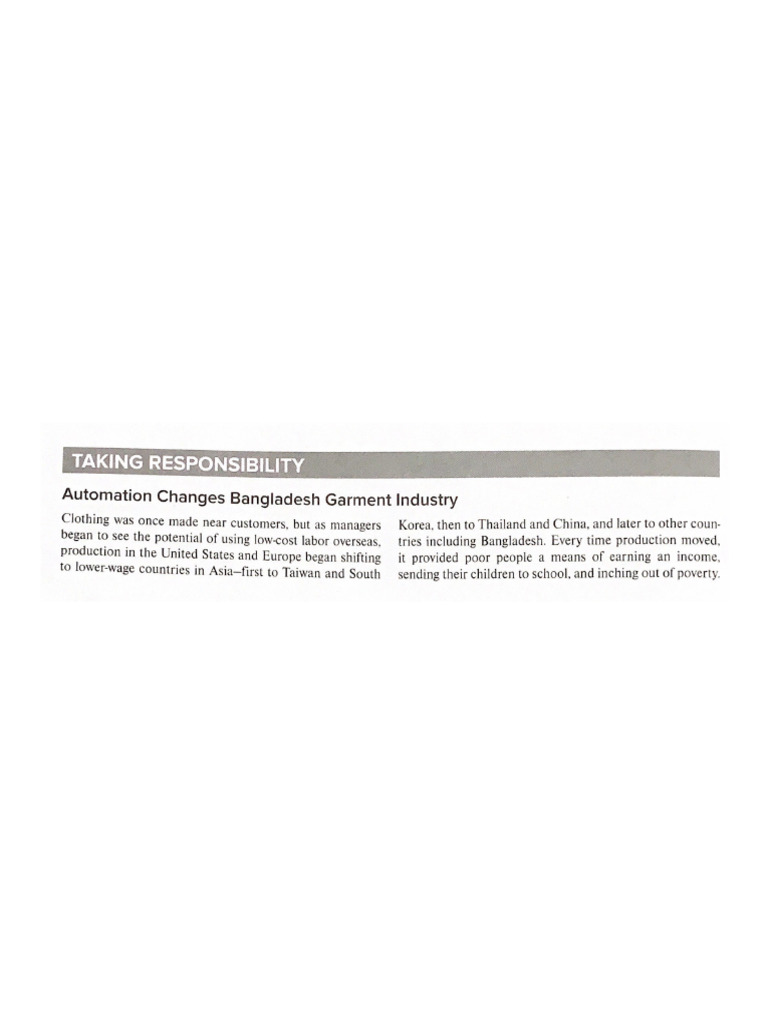 Case Study-Bangladesh Garment Industry | PDF