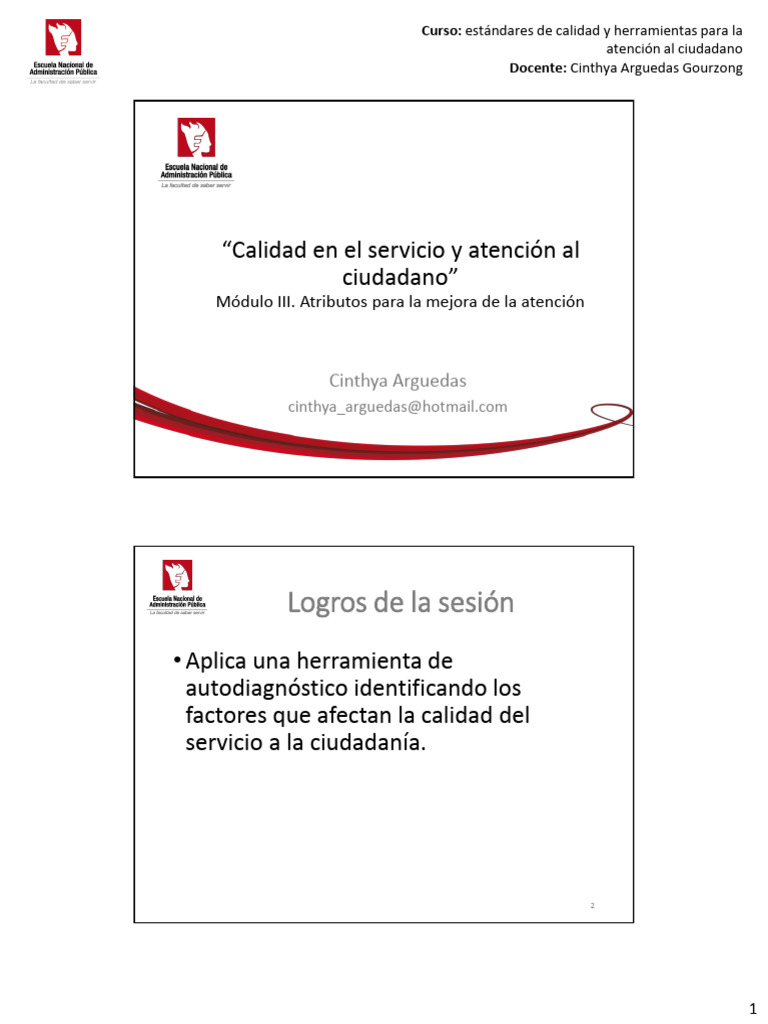 Módulo III - Estándares para La Mejora de La Atención | PDF