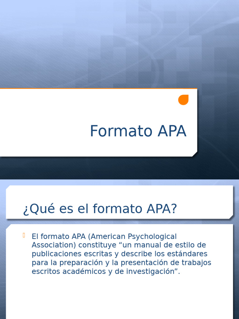APA Formato 2018 | PDF