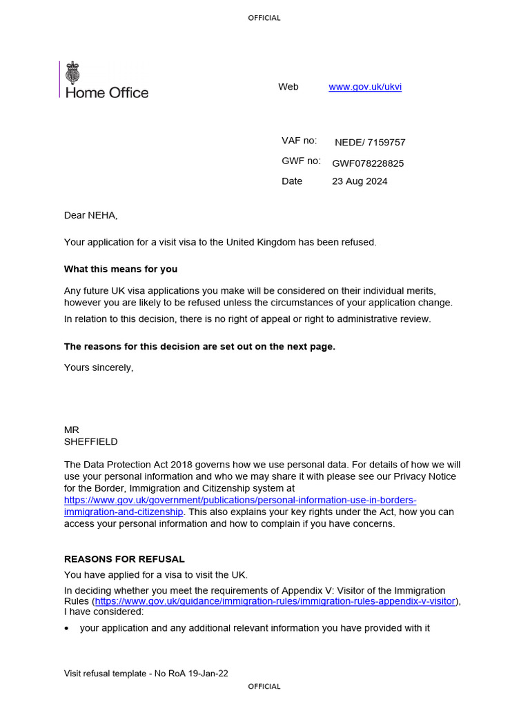 GWF078228825 Refusal Letter2024-08-24 | PDF