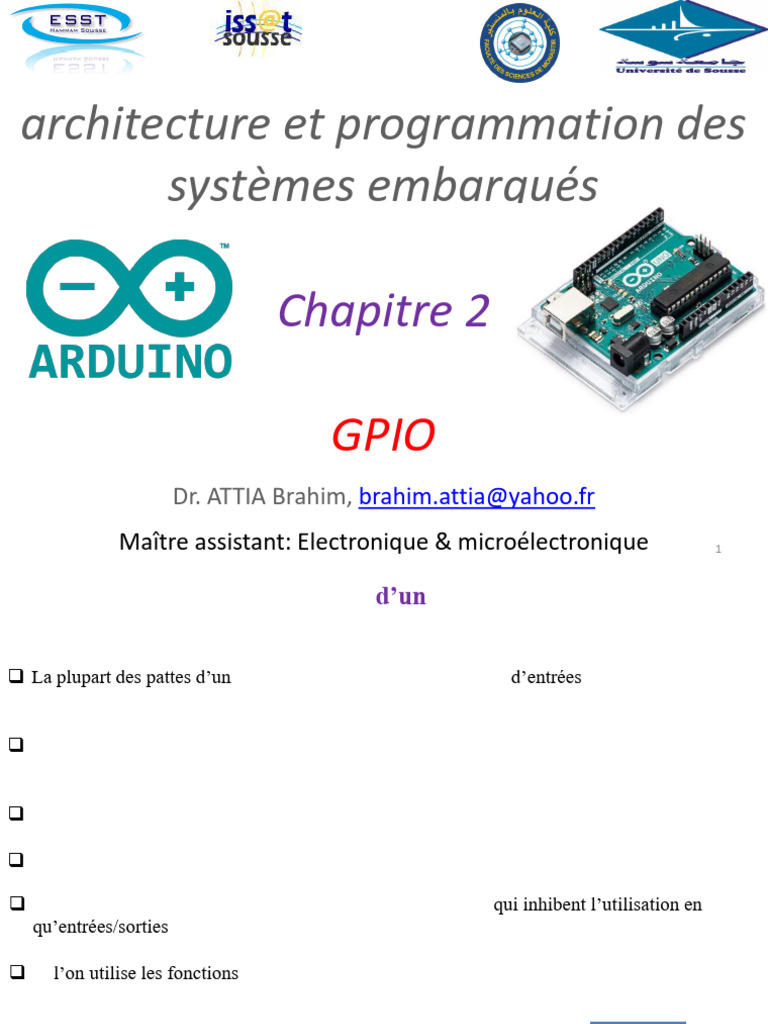 Gpio - Copie | PDF