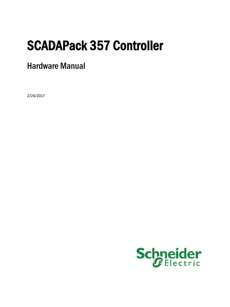 SCADAPack 357 Hardware Manual | PDF
