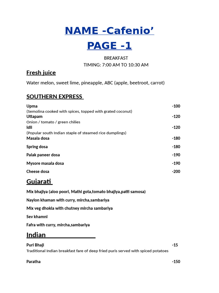 Cafenio 2 | PDF