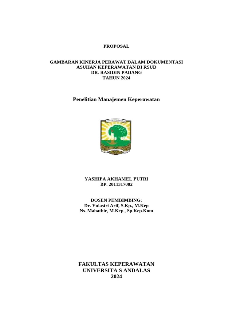 Proposal Shifa (Kuesioner) - Oke | PDF