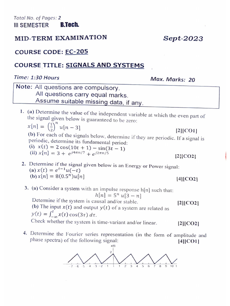 SNS Mid Sem 2023 | PDF