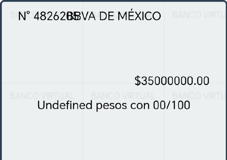 Cheque Virtual | PDF