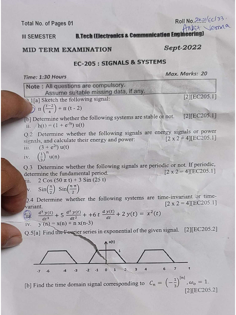 SNS Mid Sem 2022 | PDF