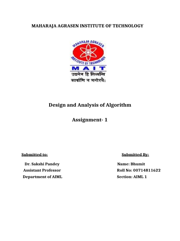 Assignment 1 - Prog - in - C | PDF