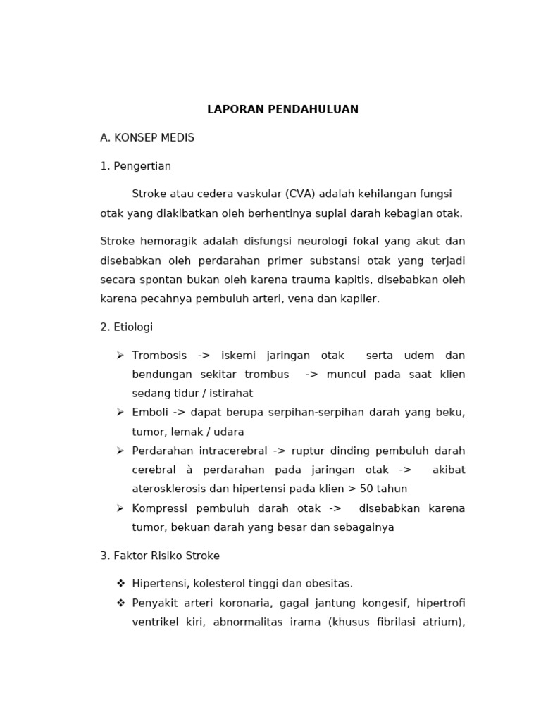 LP Stroke Hemorogic | PDF