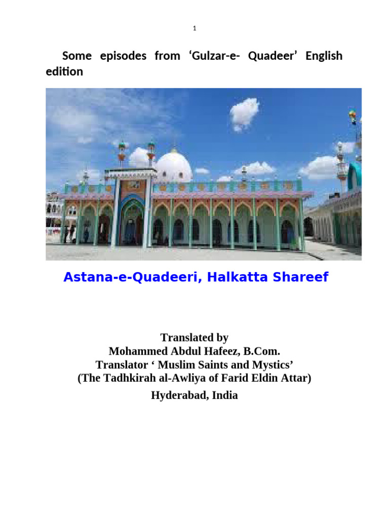 Some Episodes From Gulzar-E - Quadeer | PDF | God In Islam | Abrahamic ...