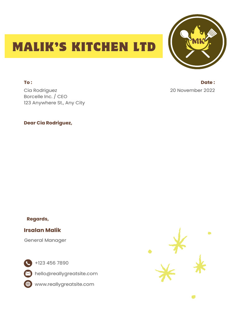 Logo Maliks Kitchen | PDF