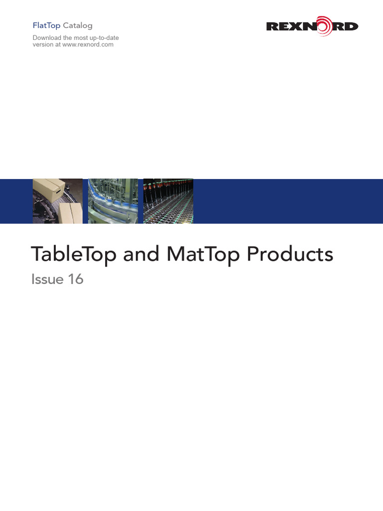Rexnord - TableTop Conveyors | PDF
